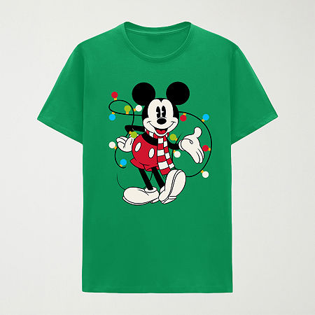Click here for Mens Crew Neck Short Sleeve Regular Fit Mickey Mou... prices
