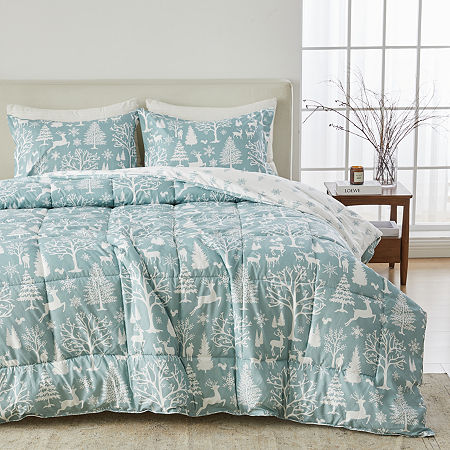 Click here for Linery Reversible Down Alternative Christmas Rever... prices