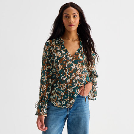 Click here for a.n.a Sheer Womens Long Sleeve Blouse  Xx-large  G... prices