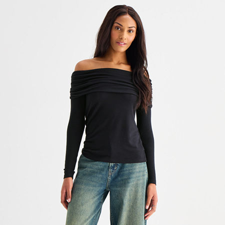 Click here for a.n.a Off The Shoulder Womens Long Sleeve Blouse... prices