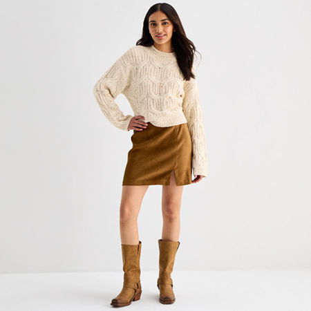 Click here for a.n.a Womens High Rise Pencil Skirt  14  Brown prices