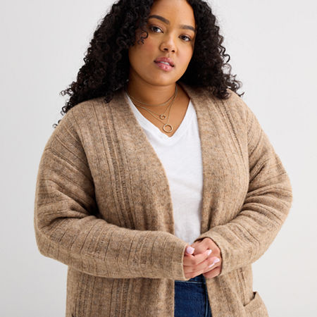 Click here for a.n.a Womens Long Sleeve Open Front Plus Cardigan... prices