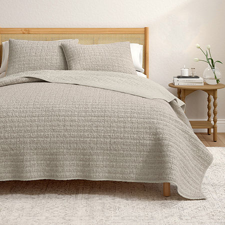 Click here for Linery Cotton Waffle Weave 3 Pc Quilt Set 3-pc. Qu... prices