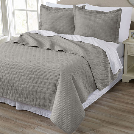 Click here for Linery Herringbone Stitched Quilt Set Quilt Set  O... prices