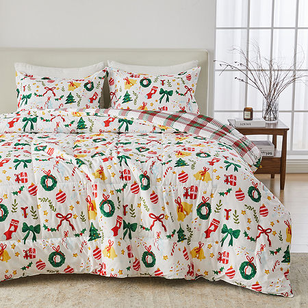 Click here for Linery Reversible Down Alternative Christmas Comfo... prices