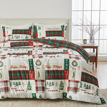 Click here for Linery Reversible Down Alternative Christmas Comfo... prices