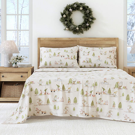 Click here for Linery 100 Turkish Cotton Holiday Flannel\N Sheet... prices