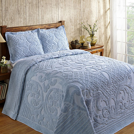 Click here for Better Trends Ashton Bedspread Set  One Size  Blue prices