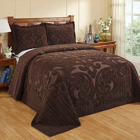 Click here for Better Trends Ashton Bedspread Set  One Size  Brow... prices