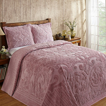 Click here for Better Trends Ashton Bedspread Set  One Size  Pink prices
