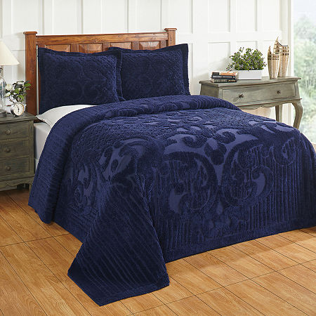 Click here for Better Trends Ashton Bedspread Set  One Size  Blue prices
