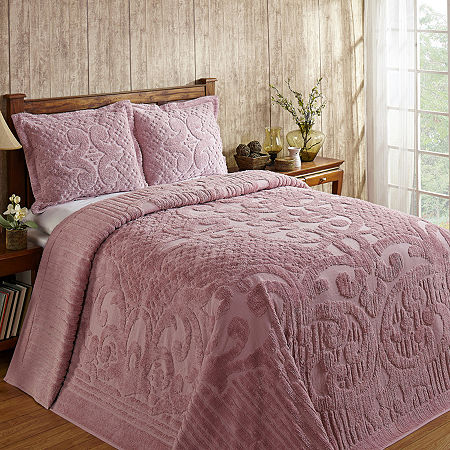 Click here for Better Trends Ashton Bedspread Set  One Size  Pink prices