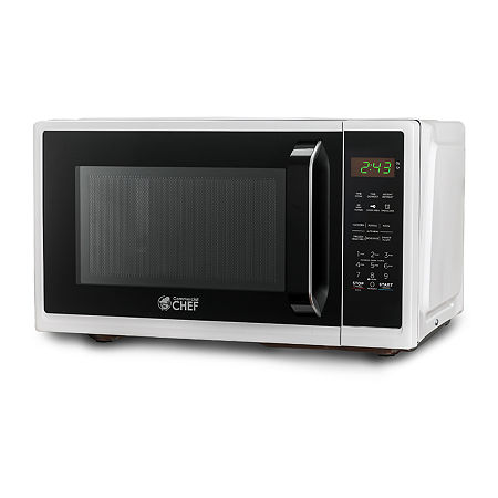 0.9 Cu. Ft. Counter Top Microwave 10 Power Levels White - White