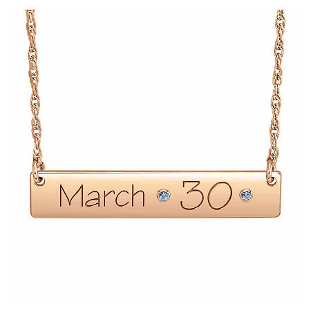 Click here for Personalized Birthstone Date Bar Necklace  One Siz... prices
