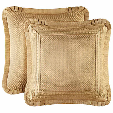 J Queen New York Napoleon Sham  European - Gold