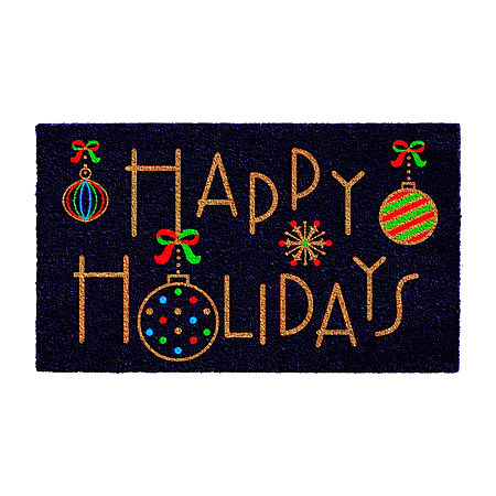 Click here for Calloway Mills Happy Holidays Outdoor Rectangular... prices