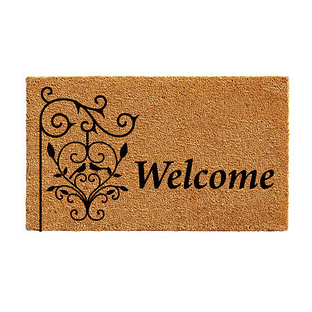 Click here for Calloway Mills Welcome Post Outdoor Rectangular Do... prices