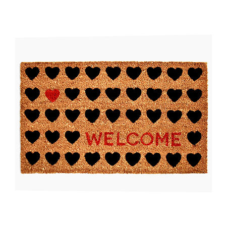 Click here for Calloway Mills Heart Welcome Outdoor Rectangular D... prices