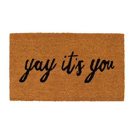 Click here for Yay Its You Rectangular Outdoor Doormat  One Size... prices