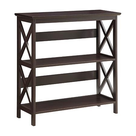 Click here for Oxford 3-Tier Bookcase  One Size  Brown prices