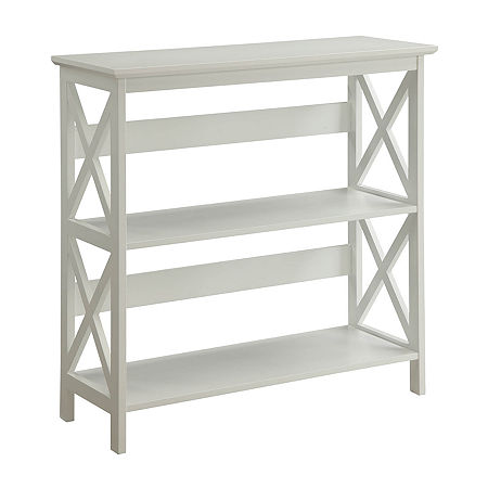 Click here for Oxford 3-Tier Bookcase  One Size  White prices