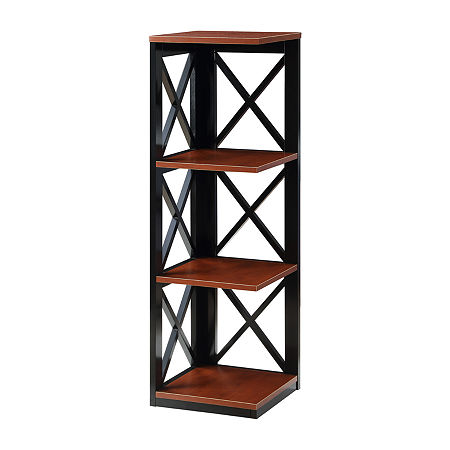 Click here for Oxford 3-Tier Corner Bookcase  One Size  Red prices