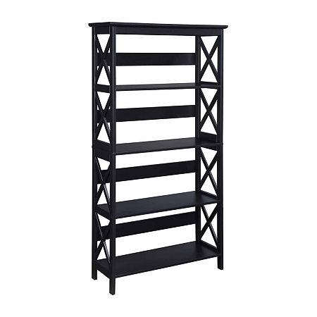 Click here for Oxford 5-Tier Bookcase  One Size  Black prices