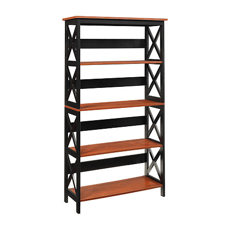 Click here for Oxford 5-Tier Bookcase  One Size  Red prices