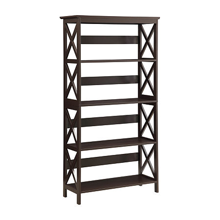 Click here for Oxford 5-Tier Bookcase  One Size  Brown prices