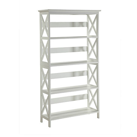 Click here for Oxford 5-Tier Bookcase  One Size  White prices