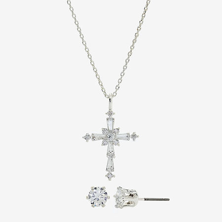 Click here for Sparkle Allure Womens Cubic Zirconia Pure Silver O... prices