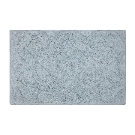 Click here for Knightsbridge Rectangle Bath Rug  One Size  Blue prices