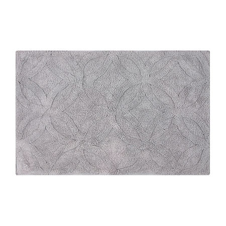 Click here for Knightsbridge Rectangle Bath Rug  One Size  Silver prices