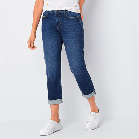 Click here for a.n.a Womens Mid Rise Boyfriend Jean  6  Blue prices