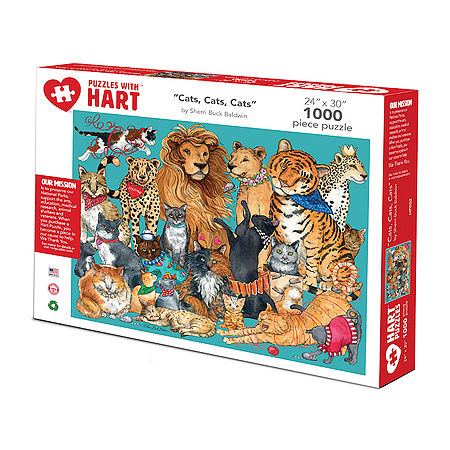 Click here for Hart Puzzles Cats  Cats  Cats By Sherri Buck Baldw... prices