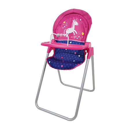 Click here for 509 Unicorn Doll Highchair - Kids Pretend Play Hig... prices