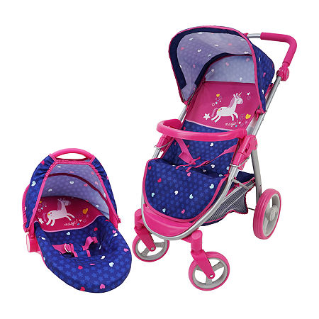 Click here for 509 Unicorn 2 In 1 Doll Travel System Baby Play  O... prices
