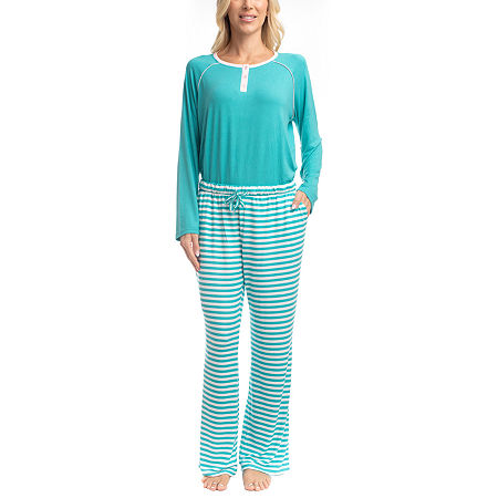 Click here for GoodNight Kiss Womens Long Sleeve 2-pc. Pajama Set... prices