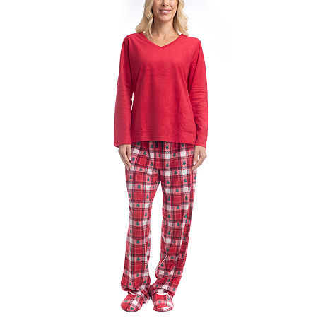Click here for GoodNight Kiss Womens Microfleece V-Neck Long Slee... prices
