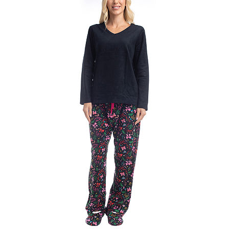 Click here for GoodNight Kiss Womens Microfleece V-Neck Long Slee... prices