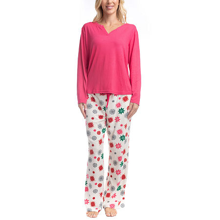 Click here for GoodNight Kiss Womens Long Sleeve 2-pc. Pajama Set... prices