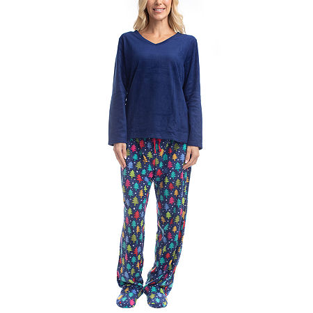 Click here for GoodNight Kiss Womens Microfleece V-Neck Long Slee... prices