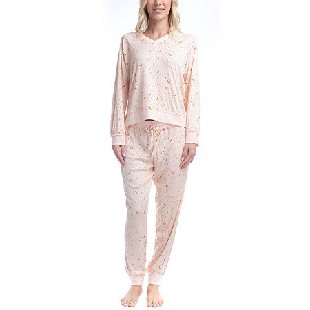 Click here for Ocean Pacific Womens V-Neck Long Sleeve 2-pc. Paja... prices