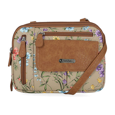 Click here for Multi Sac Zippy Crossbody Bag  One Size  Beige prices