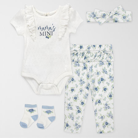 Click here for Baby Essentials Baby Girls 2-pc. Pant Set  3 Month... prices