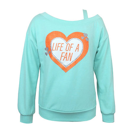 Click here for Lilt Big Kid Girls Crew Neck Long Sleeve Sweatshir... prices
