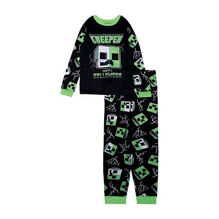 Click here for Big Kid Boys Minecraft Crew Neck Long Sleeve 2-pc.... prices