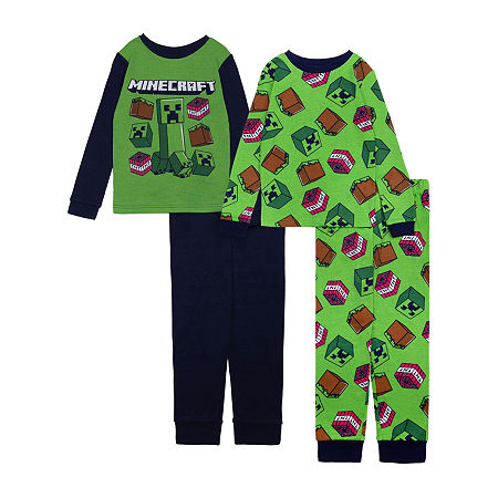 Click here for Big Kid Boys Minecraft Crew Neck Long Sleeve 4-pc.... prices