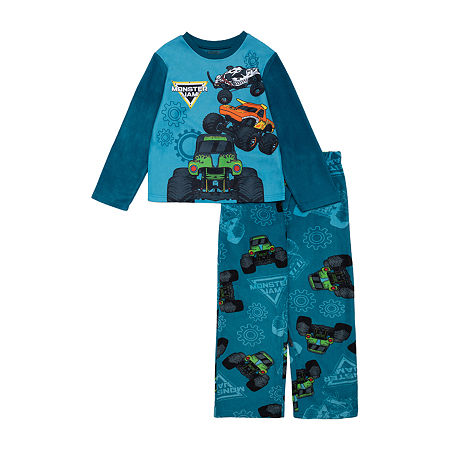 Click here for Fleece Big Kid Boys Monster Jam Microfleece Crew N... prices