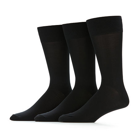 Click here for Stafford Microfiber Mens 3 Pair Big and Tall Crew... prices